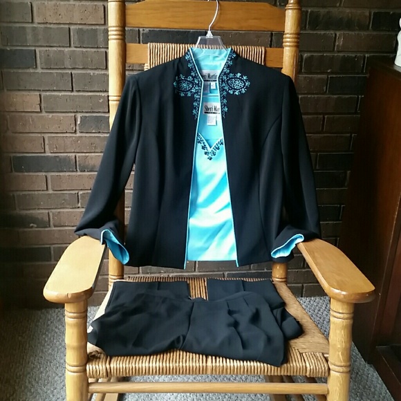Sheri Martin | Jackets & Coats | Sheri Martin Tiffany Blue Black 3 ...